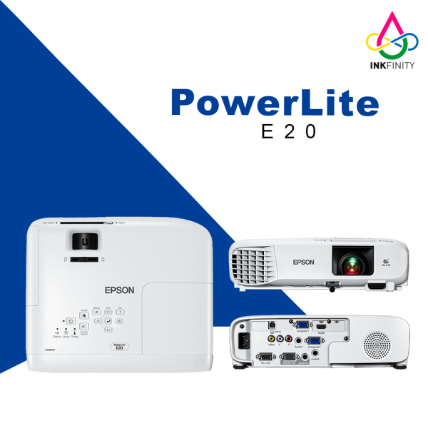 Proyector EPSON PowerLite E20 – Inkfinity