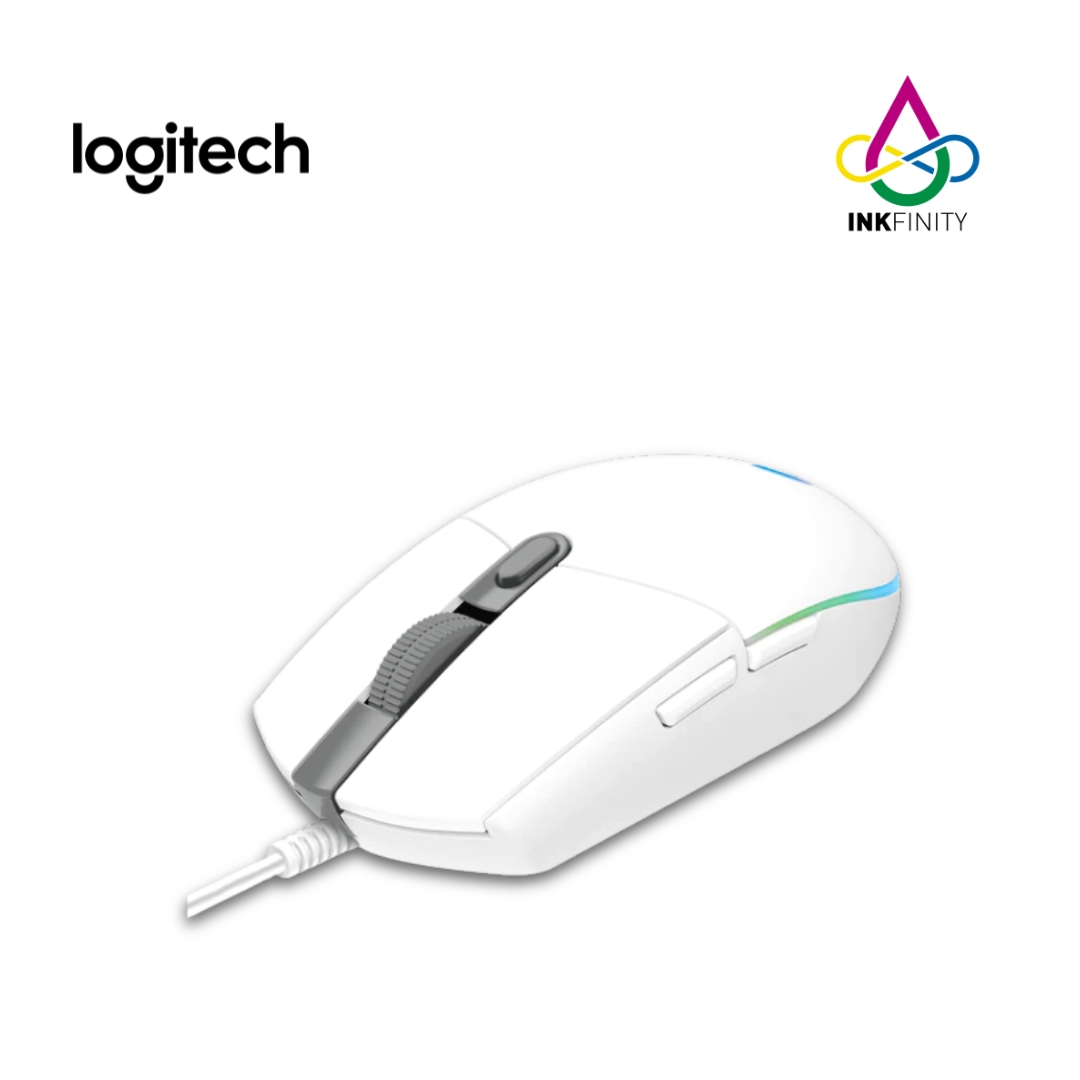 Mouse LOGITECH G 203 Lightsync - Blanco – Inkfinity